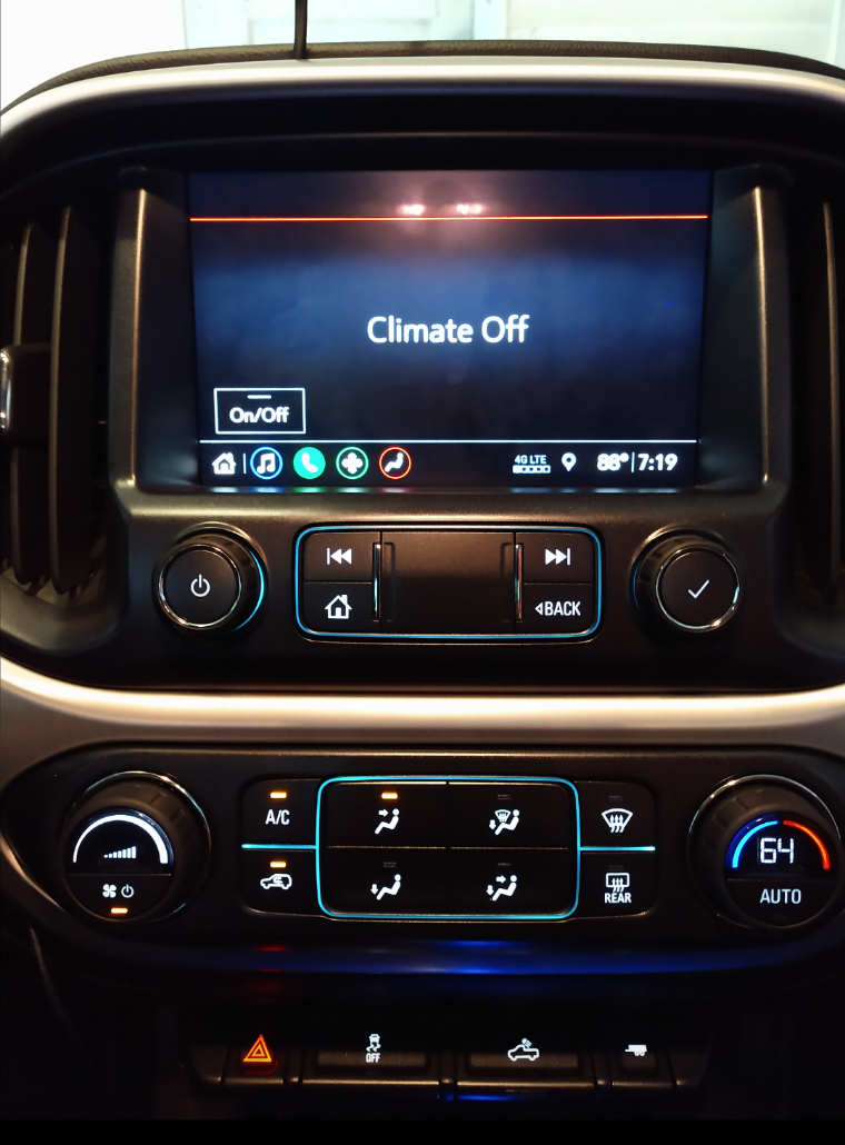Infotainment Center Malfunction 2019 SLE Chevy Colorado GMC Canyon